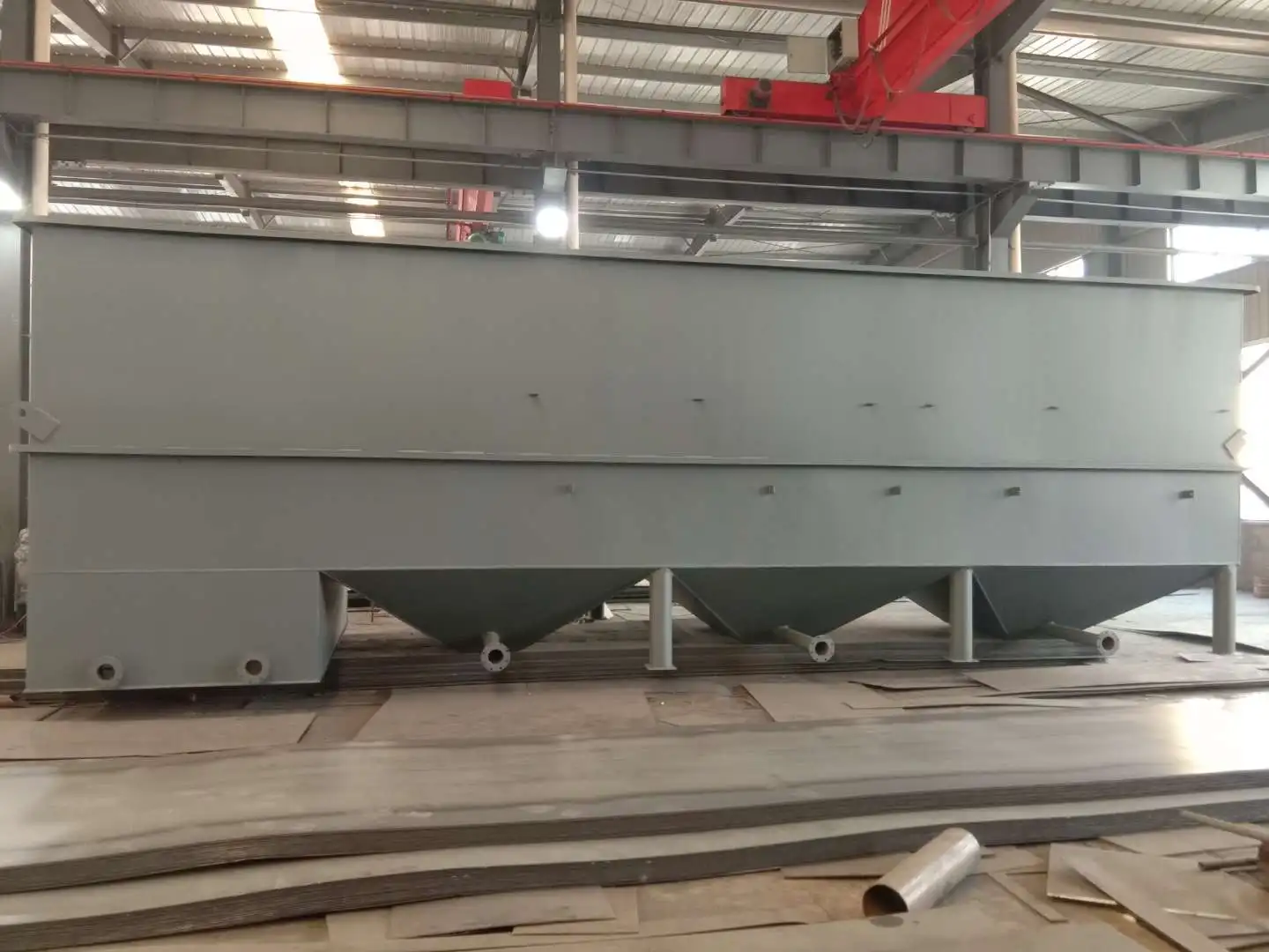 Sedimentation Tank Lamella Water Clarifier With Conical Bottom Settling ...