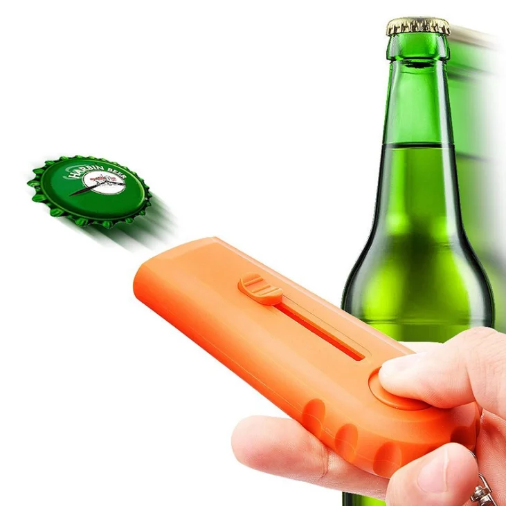 Flying Beer Drink Bottle Opener Cap Launcher Top Shooter Key Ring Gift ...