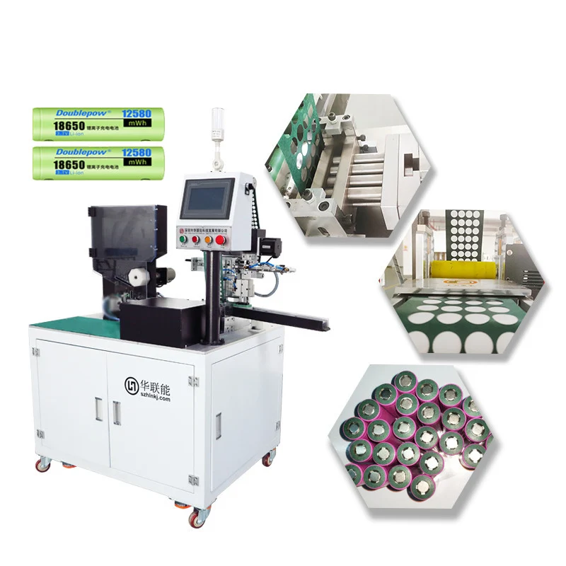 Automatic 18650 Aaa Cylinder Cell Battery Terminal Insulation Paper ...