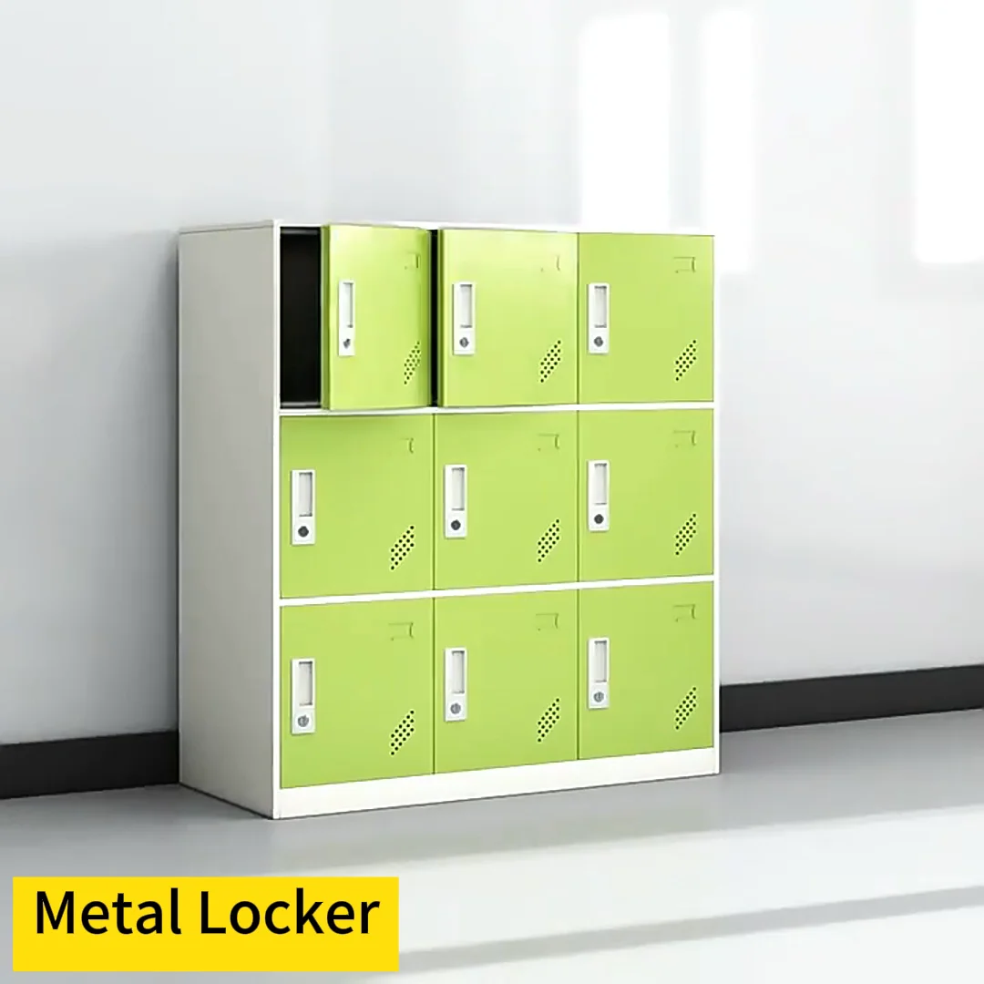 Modern Furniture Half Height Steel Closet Lockable Metal Storage ...