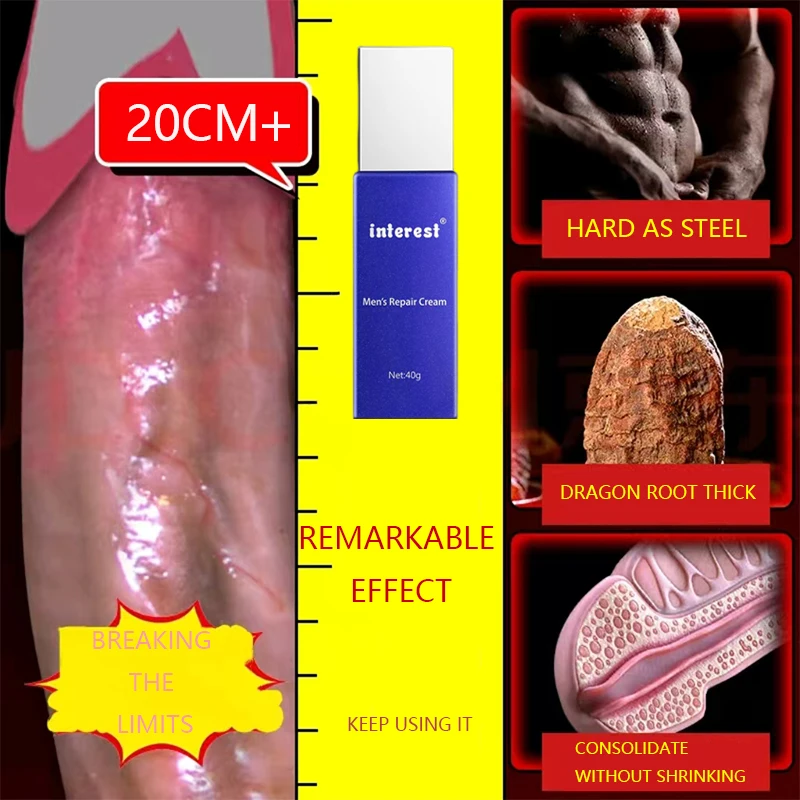 Man Big Dick Penis Enlargement Cream Thickening And Male Potency Increase With Essential Oil ...