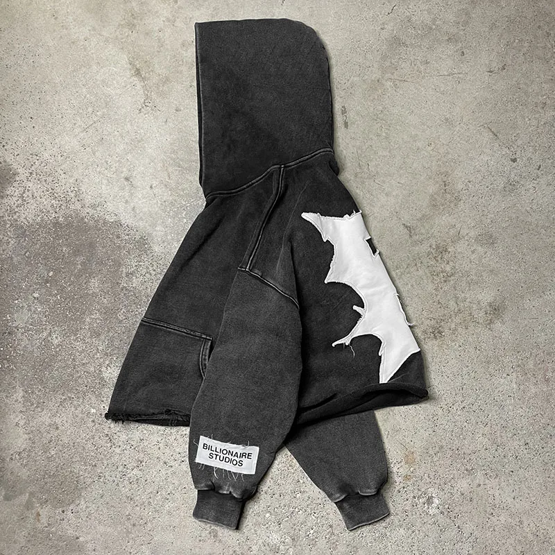 Customization Cotton Cropped Distressed Patch Applique Embroidered ...