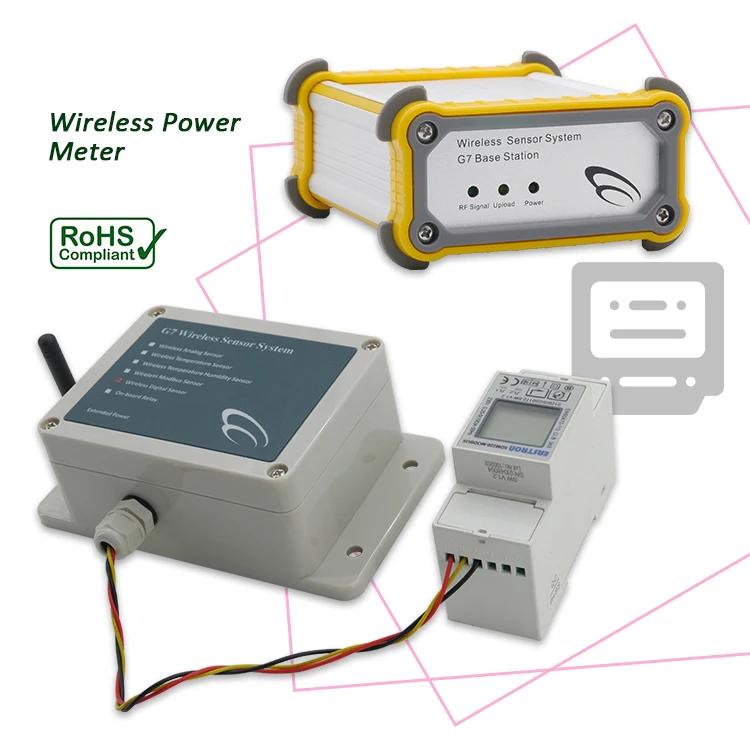 Rs485 Modbus Electronic instrument Smart Electricity Meter Wireless ...