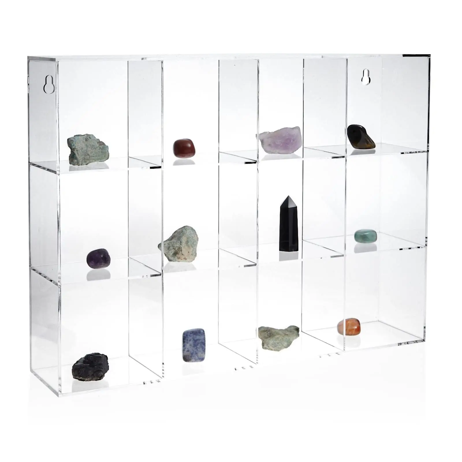 Custom Wall Mounting Acrylic Display Cabinet with Lock