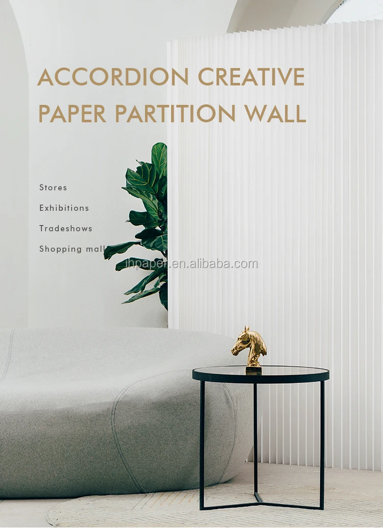 Ihpaper Customized Paper Wall Partition - Flexible & Eco-friendly