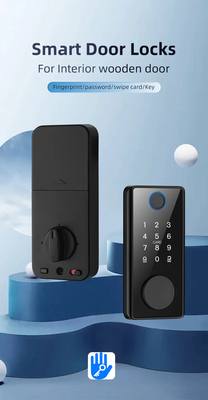 Wholesale Ttlock Smart Fingerprint Knob Security Keyless Electronic Key ...