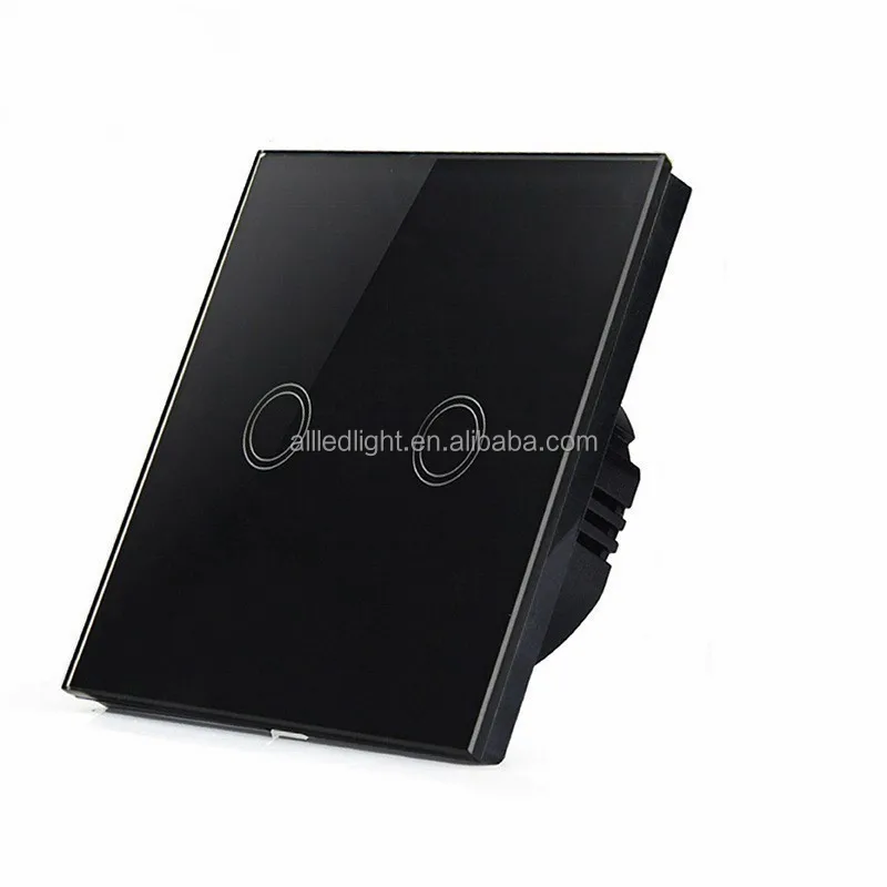 Touch Toughened Glass Wall Switch Panel Wet Hand Touch Fireproof Smart ...