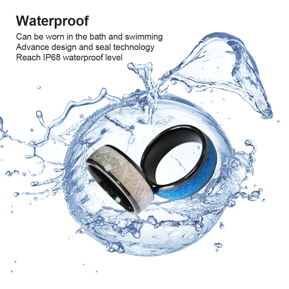 CMRFID-anillo inteligente de cerámica programable para hombre y mujer ...