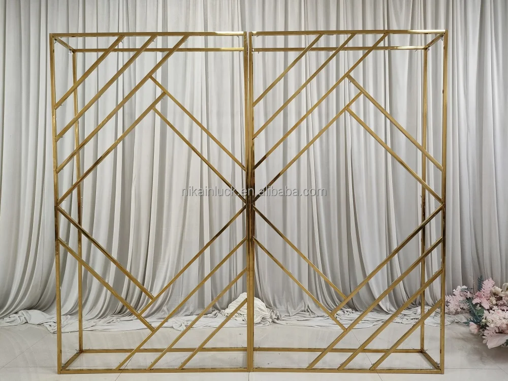 NIKA LED Light Strip Wedding Arch Backdrop - Elegant Decor