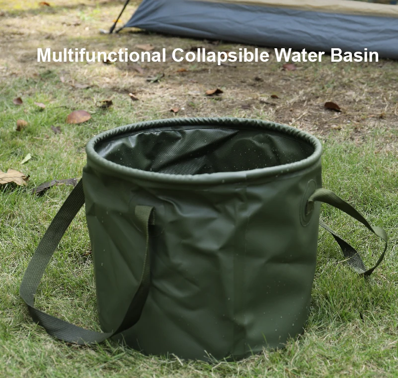 Portable Wash Basin Collapsible Bucket Container Folding Water Bucket ...