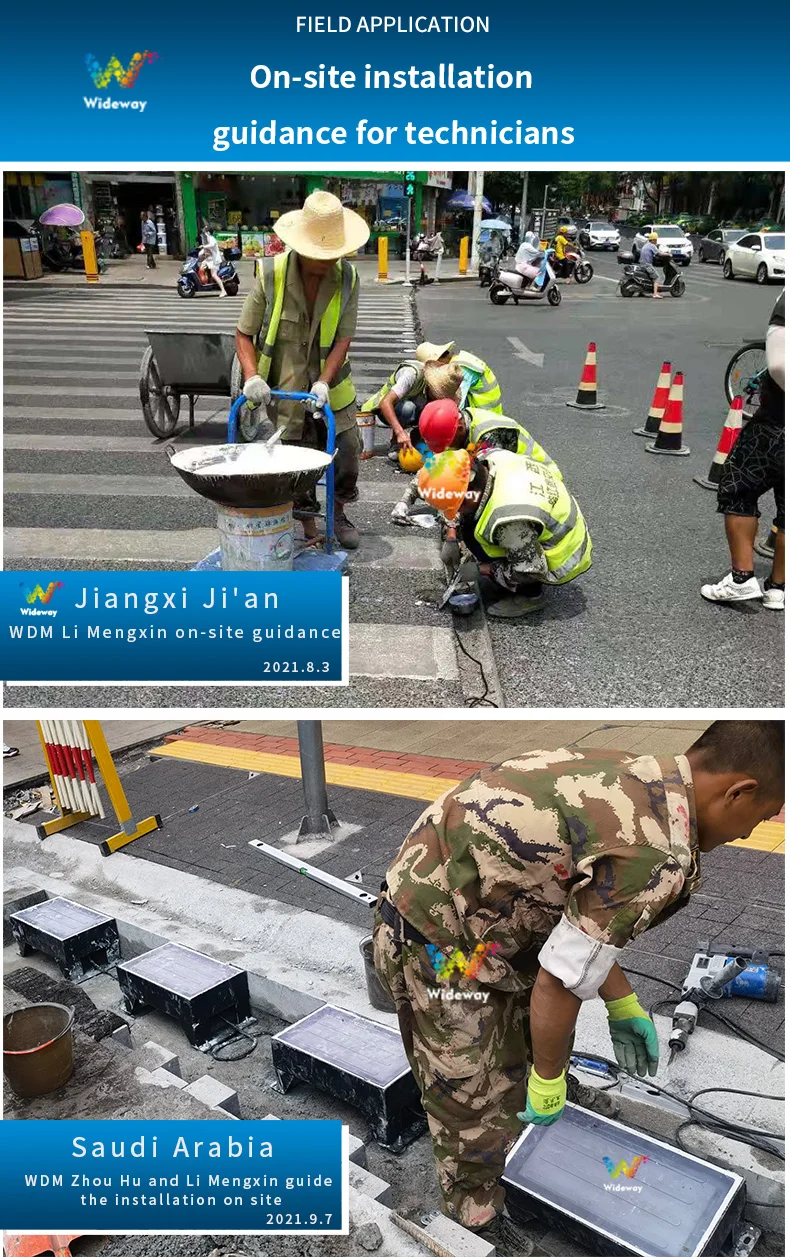 Zebra Crossing Lights - Durable, Waterproof Ground Traffic Lights