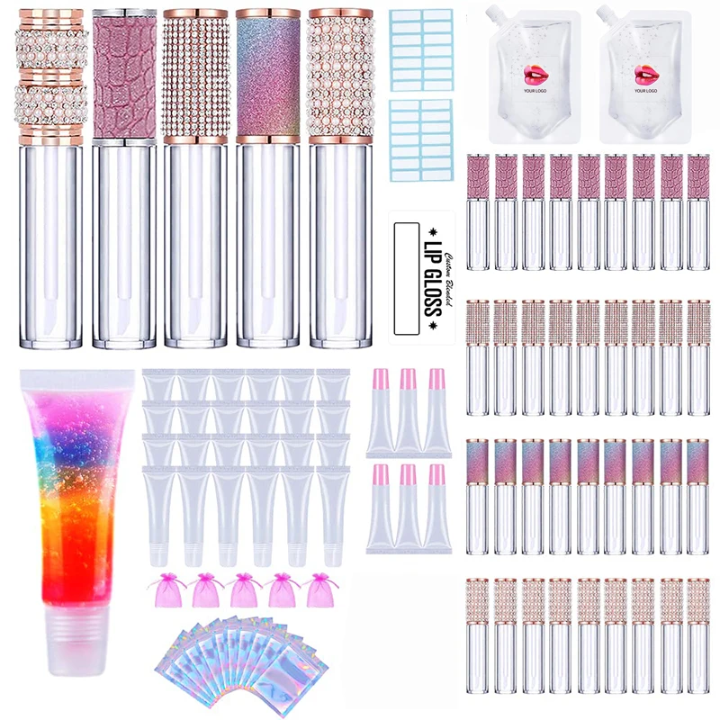 Diy Makeup Lipgloss Bulk High Pigment Butter Gloss Vegan Clear Lip ...