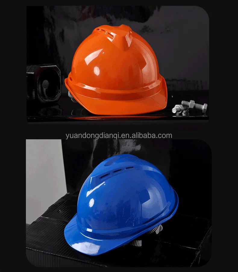 Type 2 Class G ABS Safety Helmets for Construction Workers