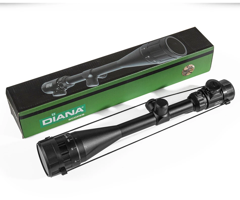 Diana 6-24x50 Aoeg Hunting Scope Red Green Illuminated Wire Reticle ...