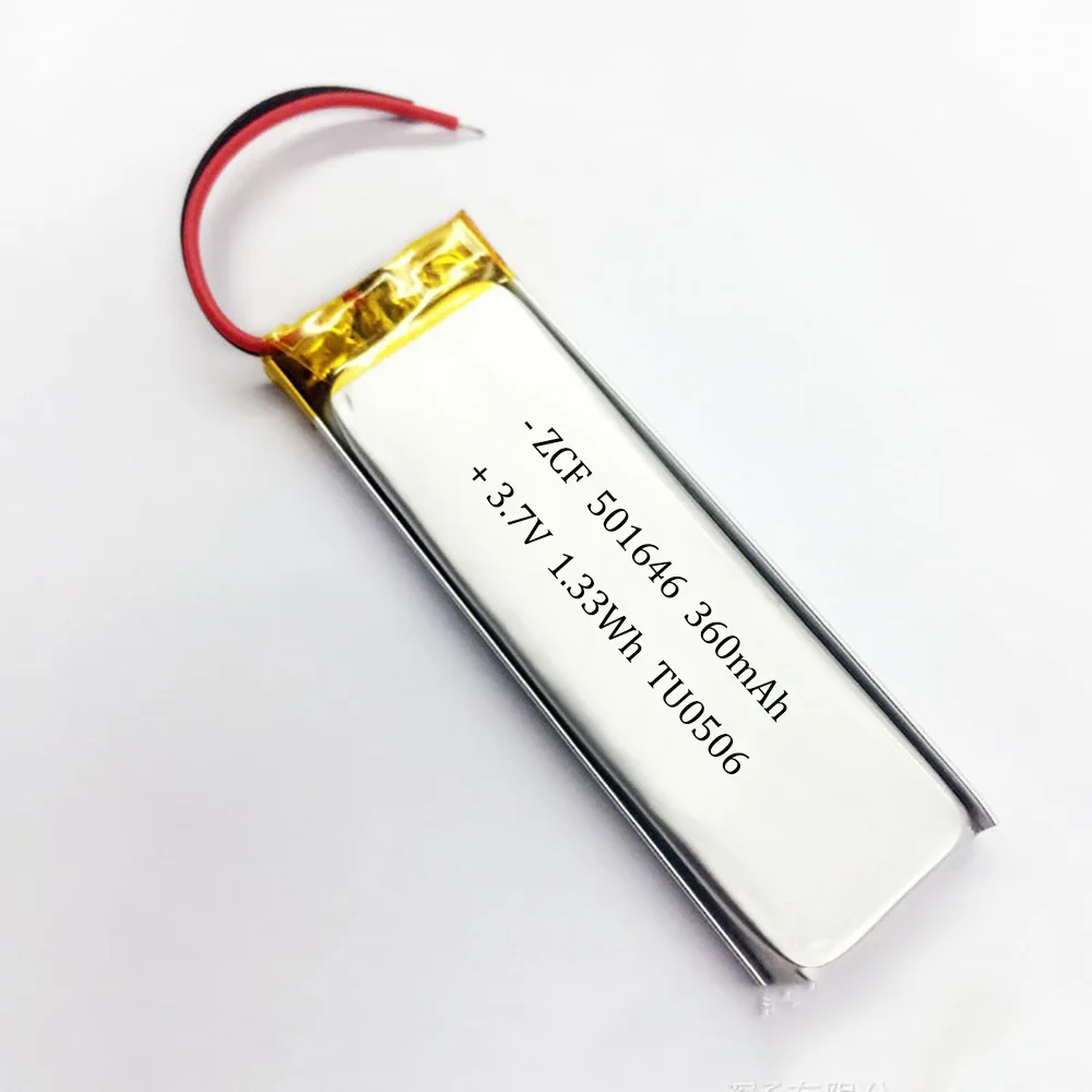 3.7v Lithium Polymer Battery Cell Pack 401230 120mah Kc Certificated ...