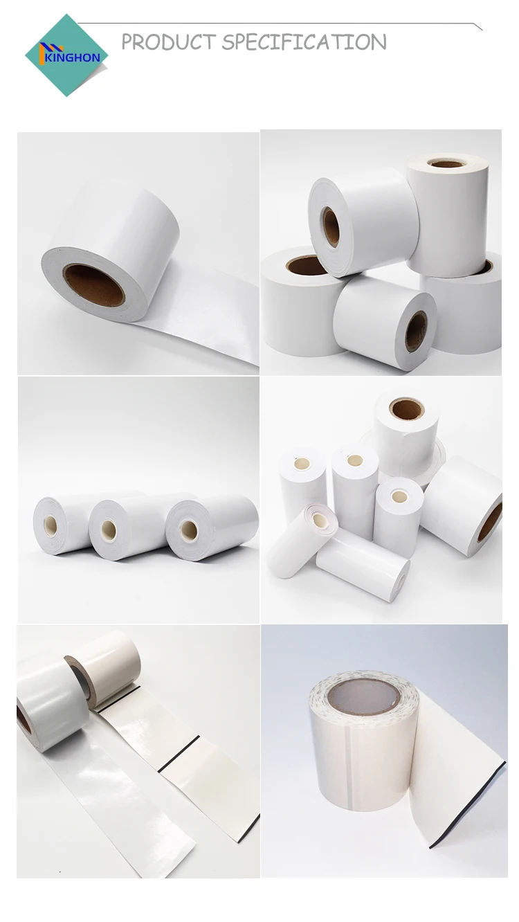 Customized Freezing Glue Liner Less Direct Thermal Label Without Liner ...