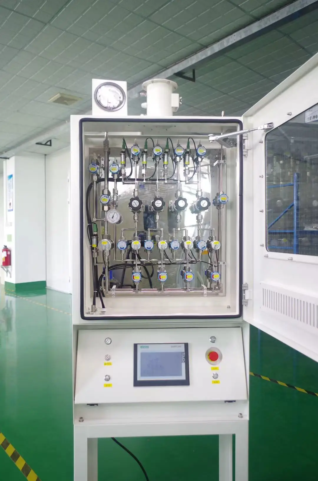 Customized ODM Automatic Valve Manifold Box With PLC for Semiconductor ...