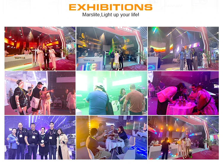 Marslite White 8+8 LED Matrix Strobe Light DMX Disco Stage Lighting for ...
