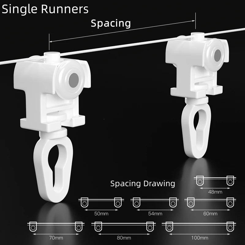 28mm Heavy Duty Ripple Fold Curtain Track Inside PVC S Fold Curtain ...