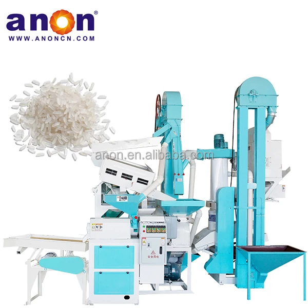 Anon 15S Multifunctional Complete Rice Milling Machines Best Combine ...