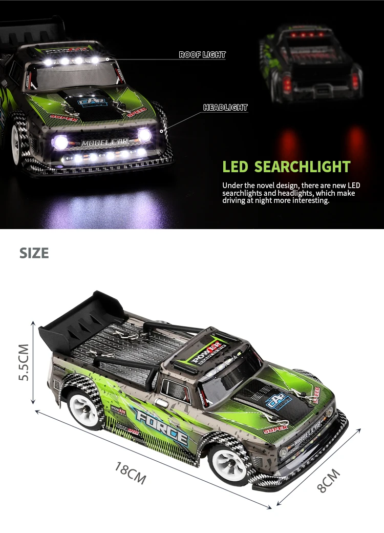 Remote Control WL Toys High Speed Cars 2.4ghz 1:28 Proportional RC Car 4x4