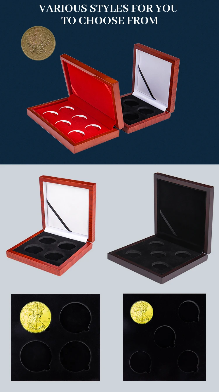 High Quality Luxury Custom Logo Gold And Silver Coins 1 2 3 4 Slots ...