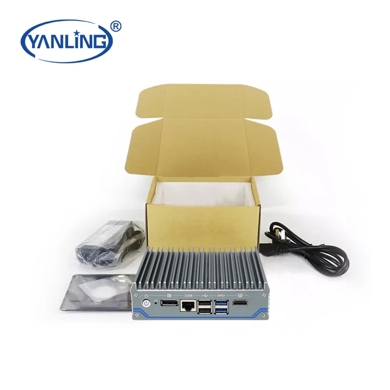 Firewall Router Cele-ron 12th J6412 Oem Fanless Mini Pc With 4*i225-v 2 ...