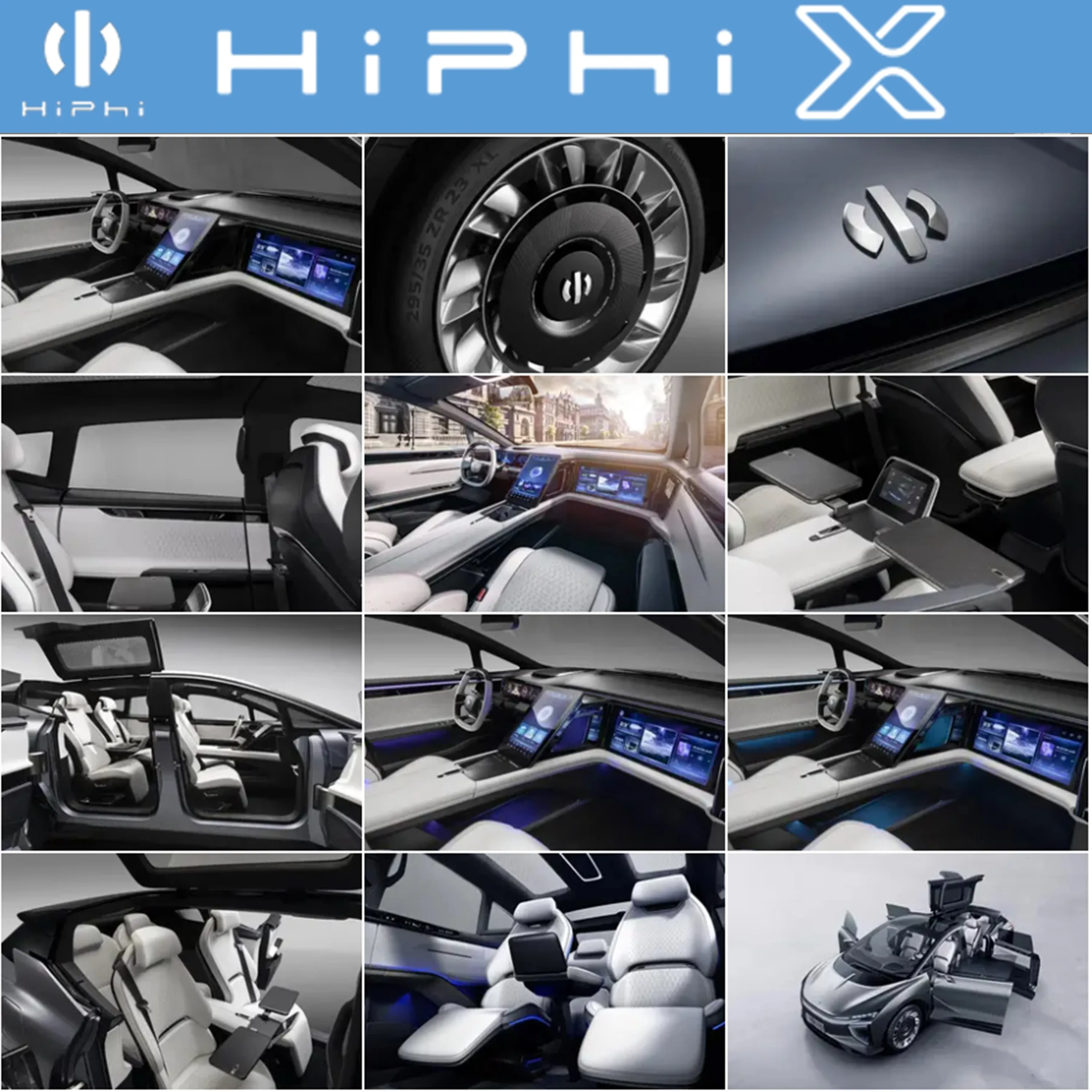 Hiphi X Luxury Suv Electric Car 4wd Electric Vehicle Earnest Money Long ...