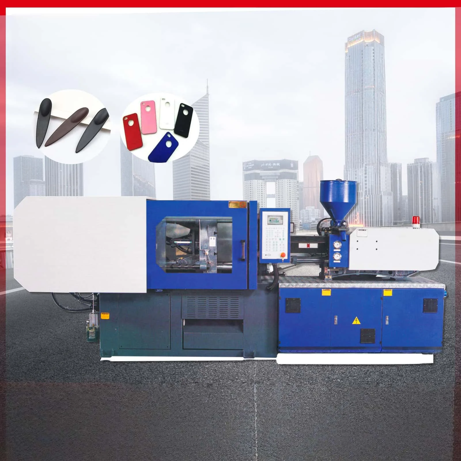 Compact Plastic Injection Molding Machine for Food Container Plastic ...