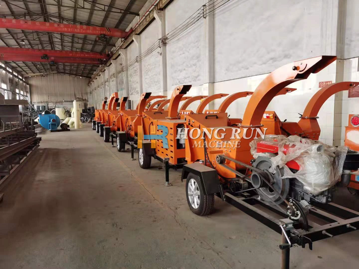 Garden Wood Log Tree Branch Shredder Machine Agriculture Waste Wood ...