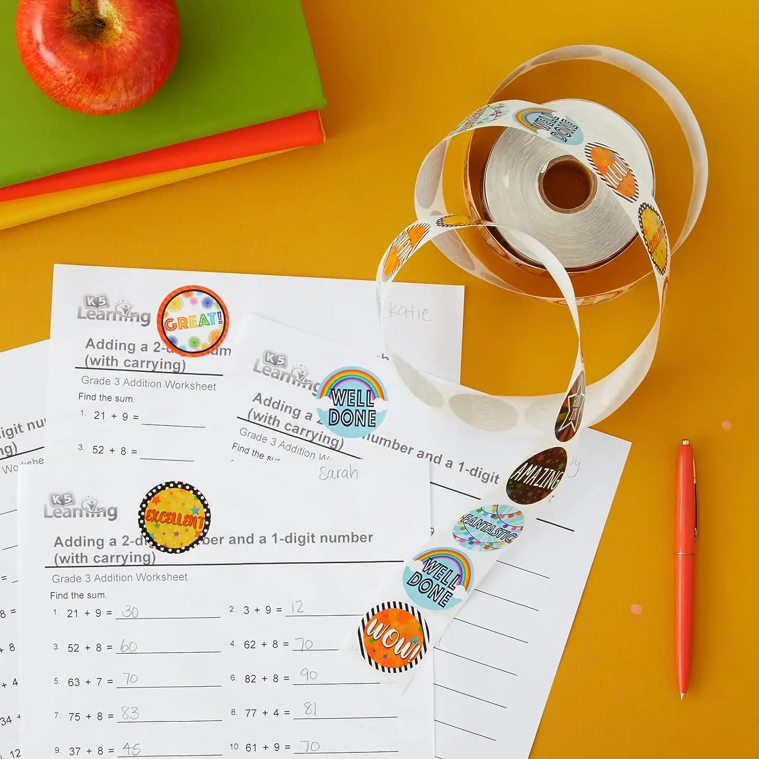 Roll for Inspiration - Motivational Stickers for Kids