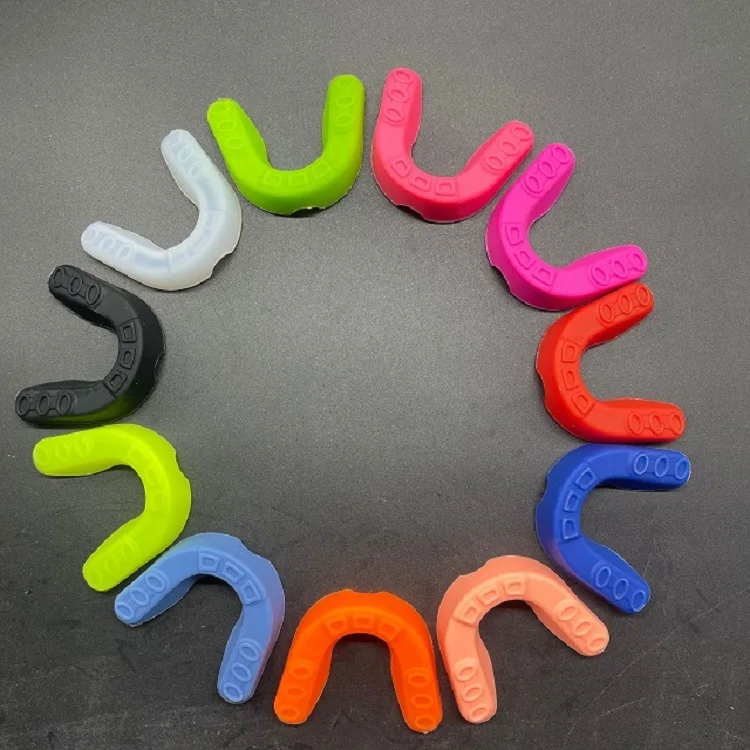 Kick-boxing Sports Teeth Protector Gumshield Silicone Teeth Mouth Guard ...