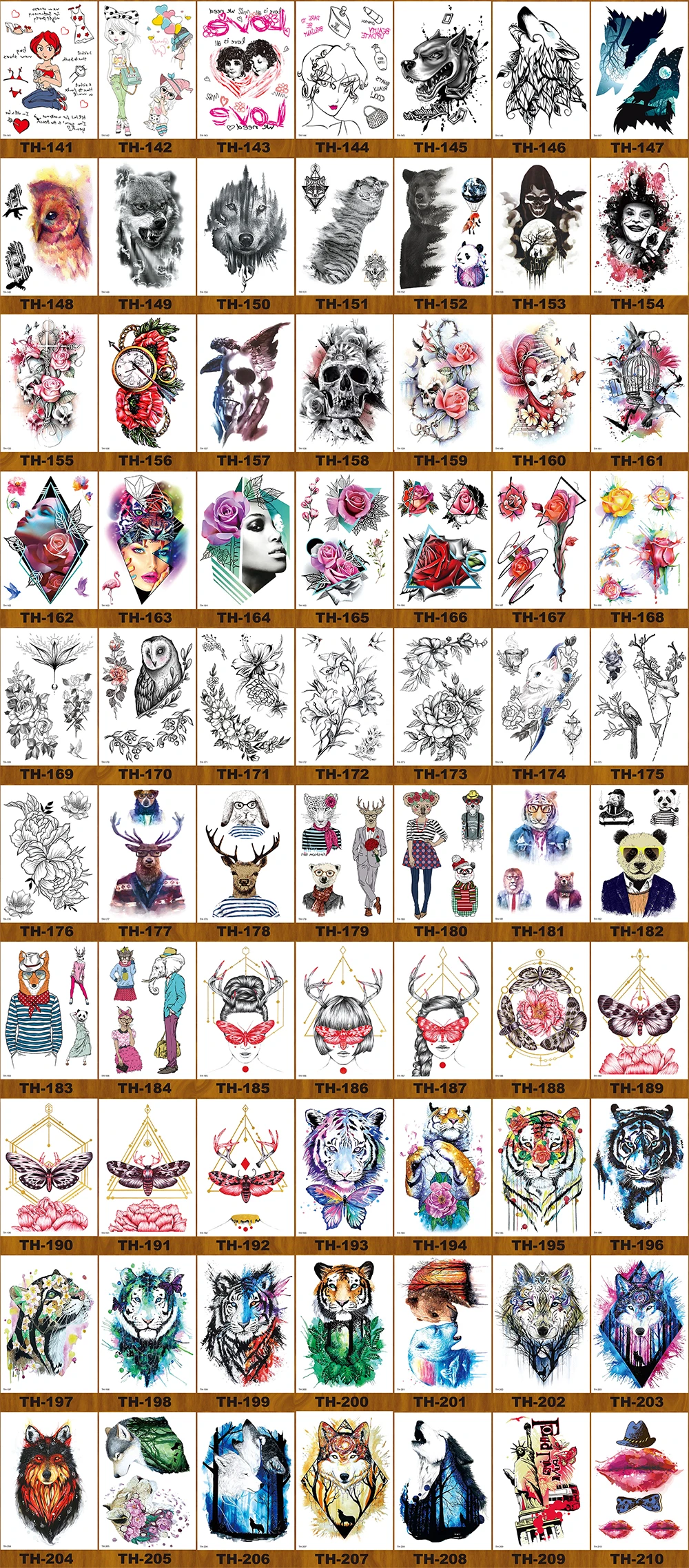 Temporary Body Painting Paper Reusable Art Disposable Waterproof Arm ...