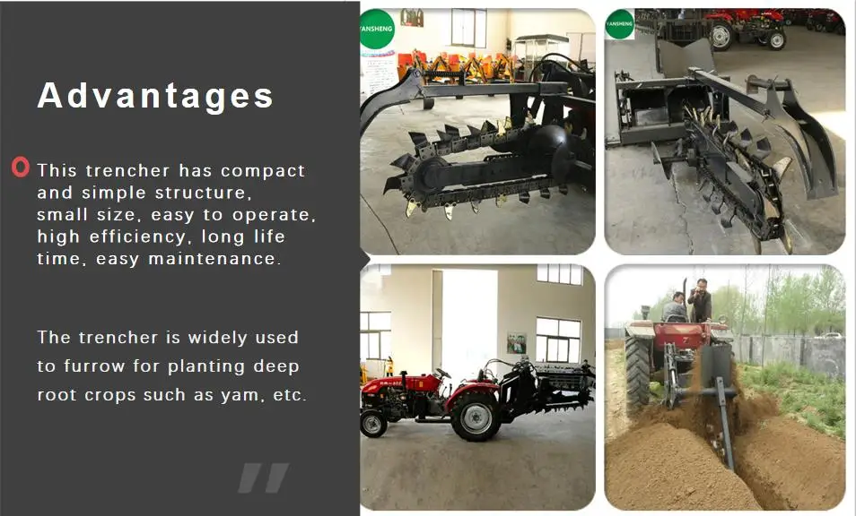Farm Trencher Equipment - High Productivity Ditching Machine