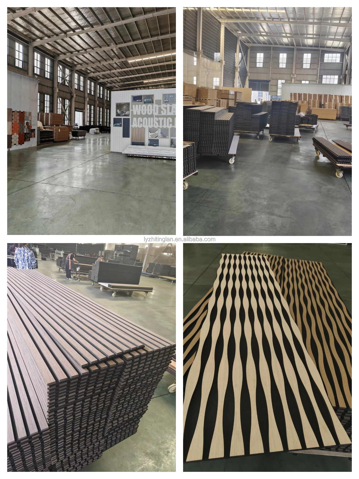 Natural Wood Veneer Acoustic Panels - Sound Proof Design