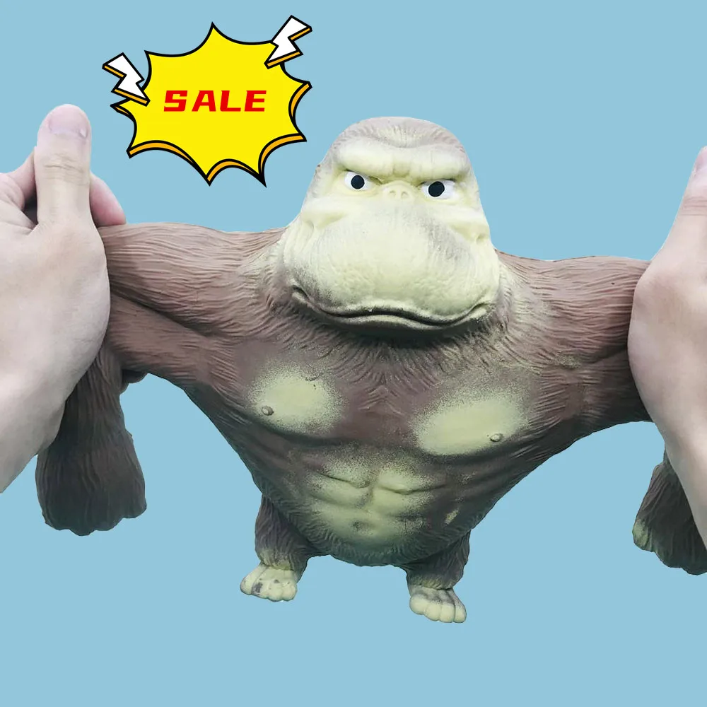 Af Custom Monkey Elastic Big Funny Stretch Monkey Toy Orangutan Sand ...