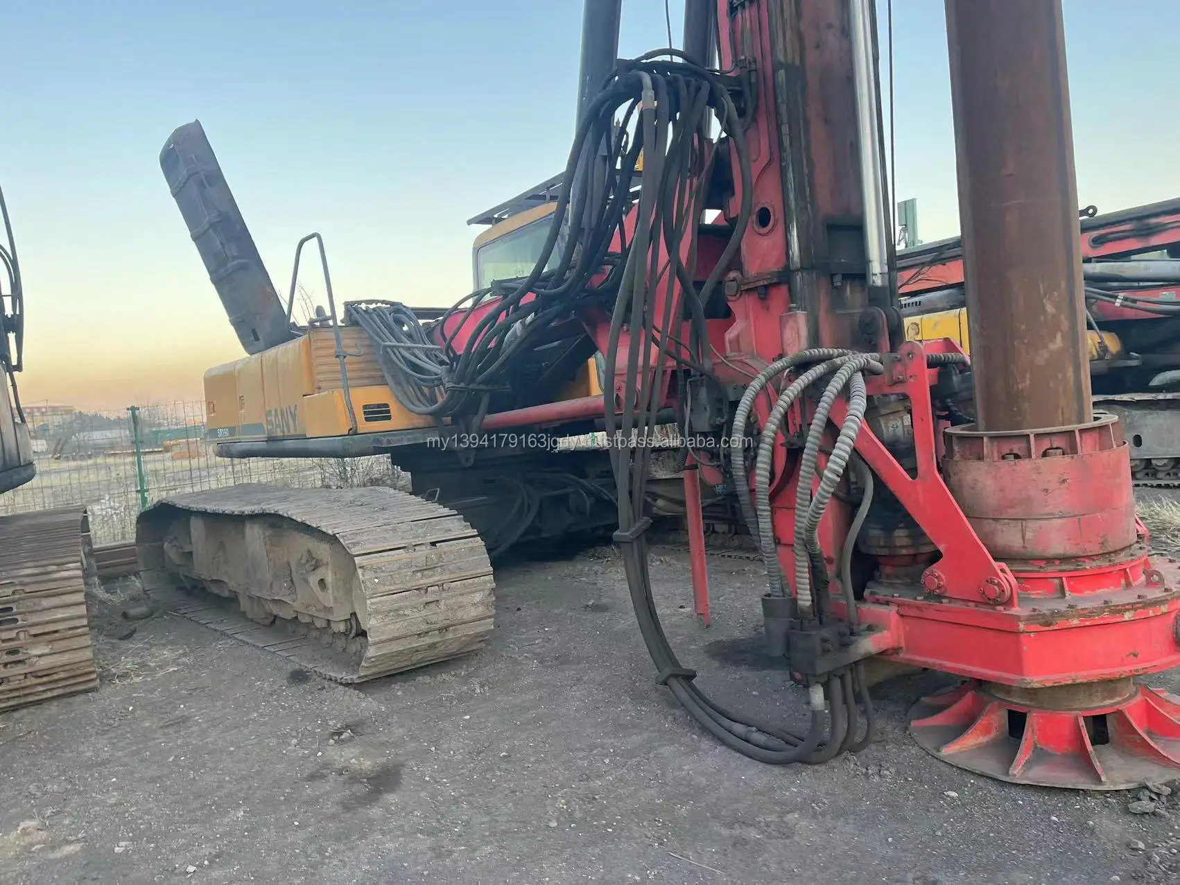 Lida 120 Tysim Kr50a Drilling Rigs 20m Drilling Depth Sany Sr250 Sr220 ...