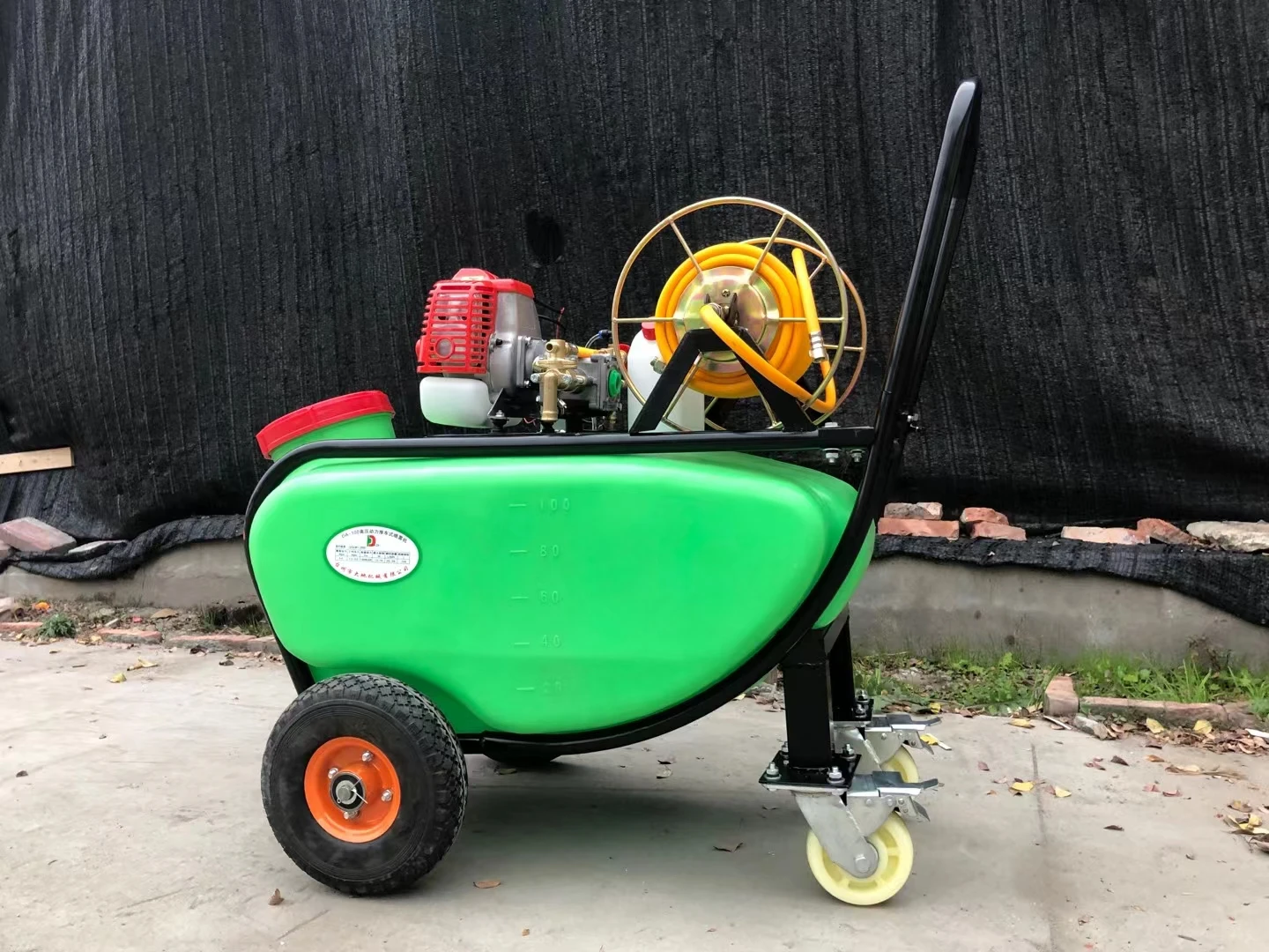 Agricultural Farm 100l Trolley Tu-26 Gasoline Engine Power Pump Sprayer ...