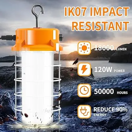 Milky 10400lm 5000k Work Lamp Temporary Led 80w Construction Site Use ...