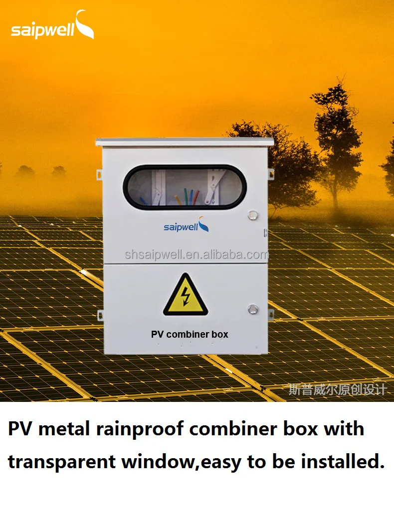 Pv Intelligent Lightning Protection Combiner Box Custom Sp-pv Solar ...