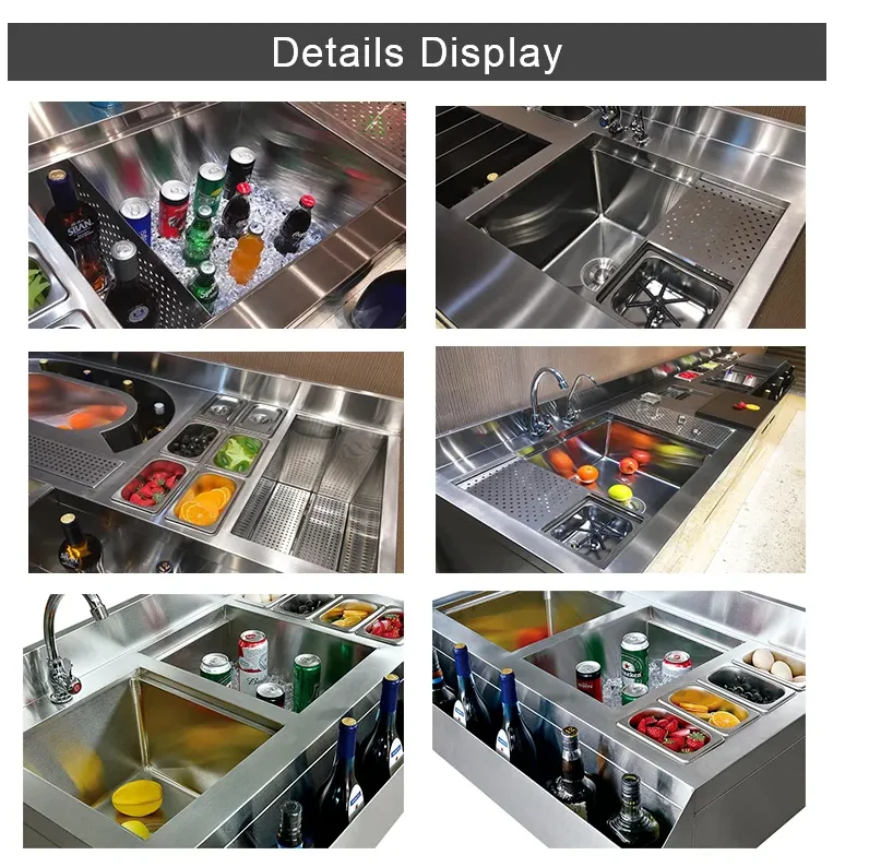 Cafe Restaurant Custom Design Cocktail bar Station for Sale| Alibaba.com