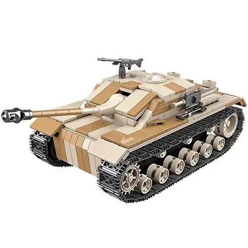 Ww2 Army Model Toy Tank - German Kazi Tiger I Tank - Wwii Model Brick ...