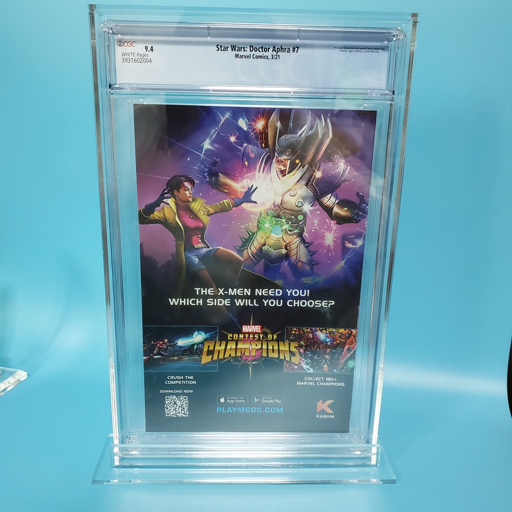 Acrylic Collectible Grading Display Case for CGC Comics