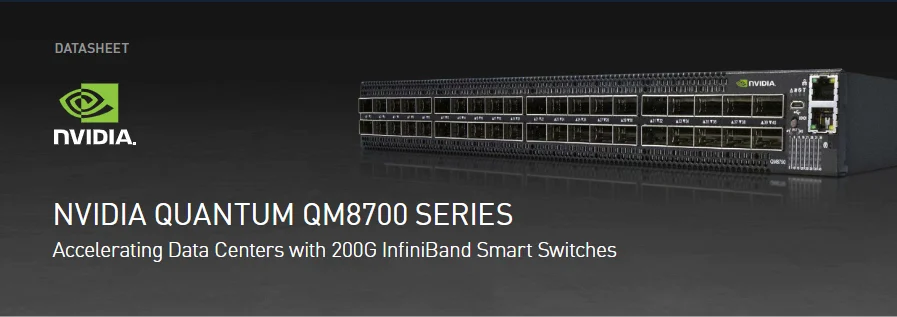 Mellanox QUANTUM QM8700 SERIES Accelerating Data Centers with 200G ...