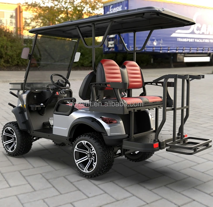 Hot Sale Perfect Design Grey Color Mini 4 Seater Electric Golf Cart ...