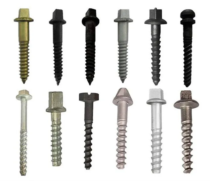 Railway Fastener Rail Sleeper Coach Screw Spike,Tirefond For Railway ...