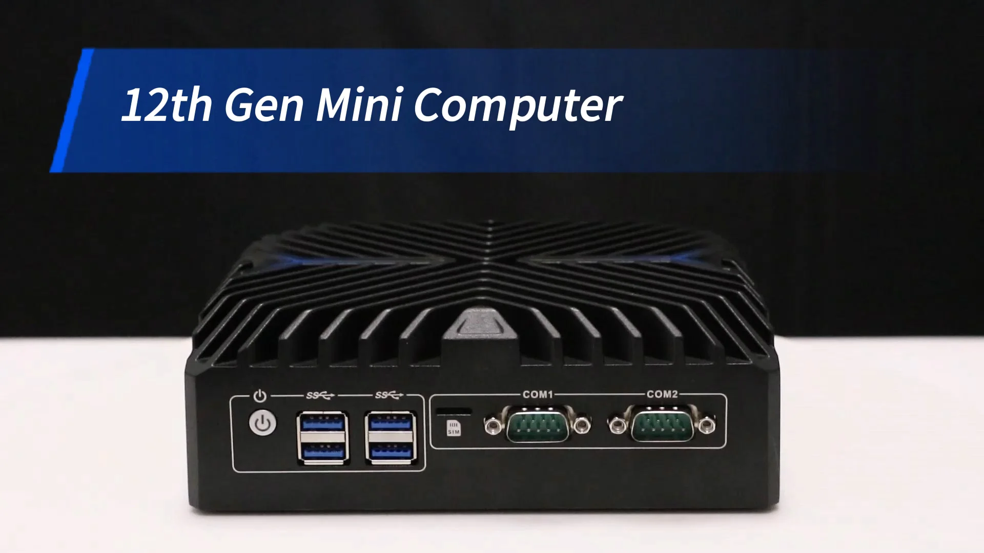 Factory Direct 12th Gen Industrial Box Computer Wifi 4g 5g Hd Fanless ...