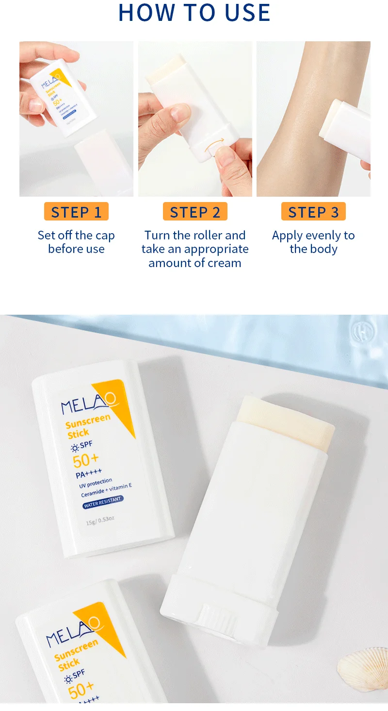 Custom Logo Reef Safe Sun Burn Balm Kids Spf 50 Clear Sunscreen Face ...