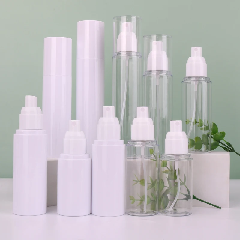 Customized60 ml 80ml 100ml 120ml 130ml 150ml 160ml White Fine Mist Pet Plastic Pump Spray ...