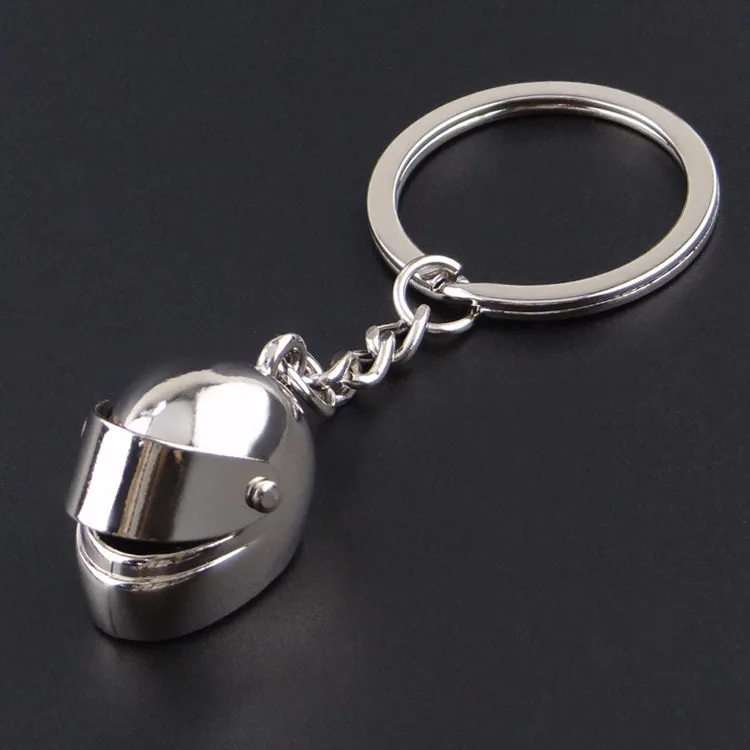 Personality Motorcycle Helmet Keychain Keychain Charm Custom Metal ...